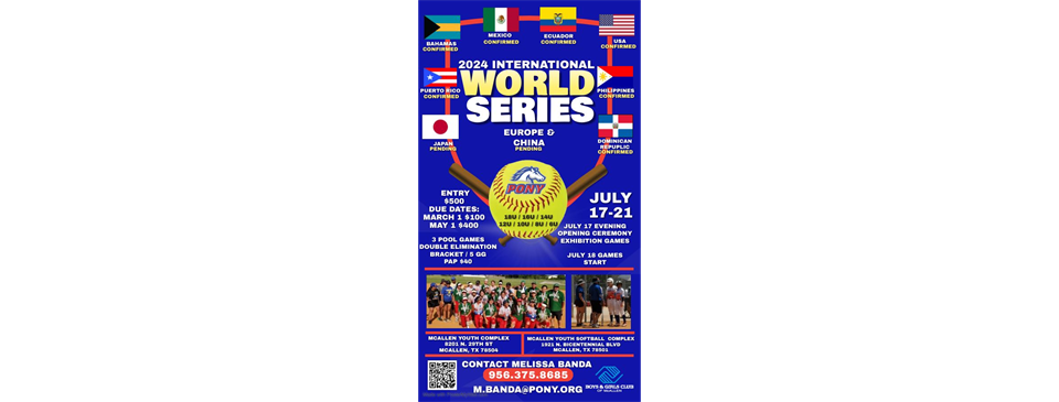 PONY - Softball World Series > Home